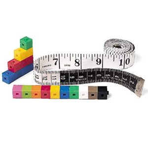 learning resources customary / metric tape measures, set of 10