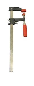 bessey clutch style bar clamps - 30 in 600 lb - gscc2.530 - woodworking clamps with ergonomic handle, non-marring pads, durable cast-iron jaws & serrated rail for carpentry & cabinetry