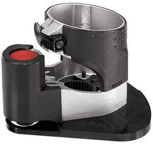 bosch pr004 offset base with roller guide for the bosch colt pr20evsk & pr20evsnk palm routers, black / gray