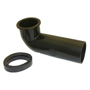 lasco 39-9019 insinkerator disposal replacement plastic outlet elbow oem no. 8219a with seal,black