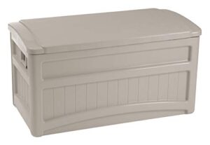 suncast db7000w deck box, taupe