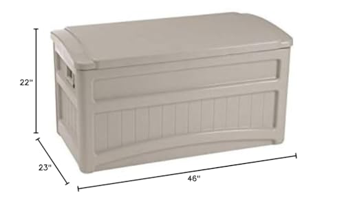 Suncast DB7000W Deck Box, Taupe