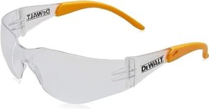 dewalt dpg54-1d protector clear high performance lightweight protective safety glasses with wraparound frame