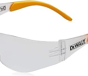 Dewalt DPG54-1D Protector Clear High Performance Lightweight Protective Safety Glasses with Wraparound Frame