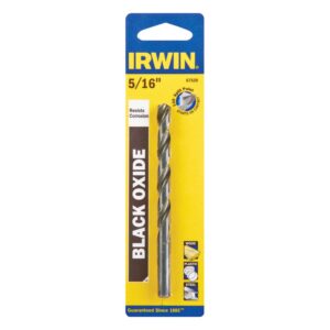 irwin drill bit 5/16" blk oxide