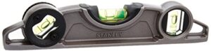 stanley 43-609 9-inch fatmax magnetic torpedo level , gray