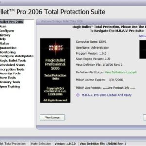 Magic Bullet Antivirus Pro 2006