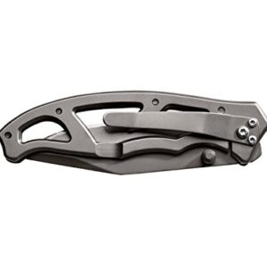 Gerber Gear 22-48445N Paraframe I Folding Pocket Knife, Serrated Edge, Grey