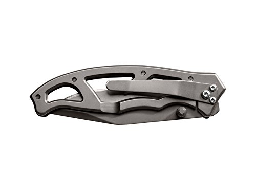 Gerber Gear 22-48445N Paraframe I Folding Pocket Knife, Serrated Edge, Grey