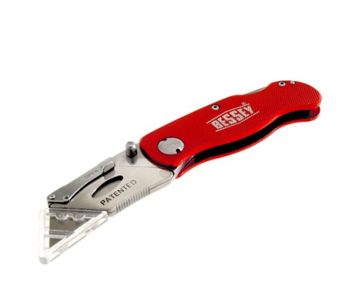 BESSEY D-BKAH Quick-Change Folding Utility Knife - Aluminum Handle