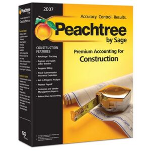 peachtree by sage premium accounting for construction 2007