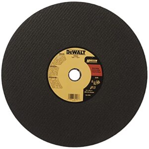 dewalt dw8020 metal port saw cut-off wheel, 14-inch x 1/8-inch x 1-inch