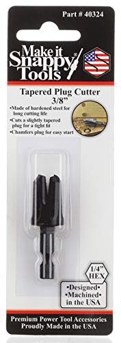 Snappy Tools Plug Cutter, 3/8"