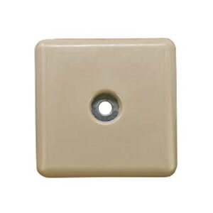 Shepherd Hardware 9244 2-1/8-Inch Square, Adhesive Slide Glide Furniture Sliders, 4-Pack , Beige