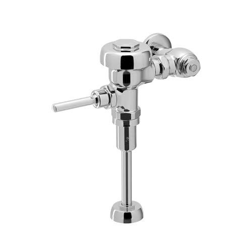 Sloan Regal 186 Exposed Manual Urinal Flushometer, 1.5 GPF Manual Flush Valve - Single Flush Non-Hold-Open Handle, Fixture Connection Top Spud, Polished Chrome Finish, 3082653