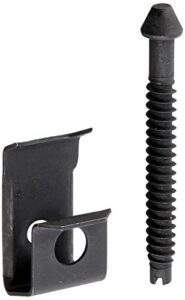 elkay lk363 metal 14 extra long screws and clips , black