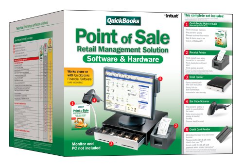 QuickBooks Point-of-Sale Pro Multi-store with Hardware Bundle 6.0 OLDER VERSION