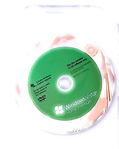 Microsoft Windows Vista Home Premium Full Version DVD - Old Version