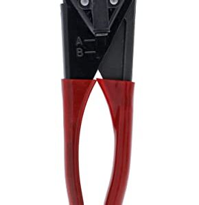 IDEAL INDUSTRIES INC. C24 Four-Way Crimp Tool – Spring Loaded, Fingertip Adjustment Wire Crimper for Two Connector Sizes