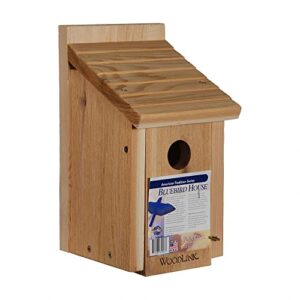 woodlink wooden bluebird house - model bb1 7.5" x 7.25" x 13"