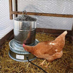 Farm Innovators Model HP-125 Heated Base For Metal Poultry Founts, 125-Watt