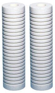 aqua-pure ap124 universal whole house filter replacement cartridge for heavy/coarse sediment, 2-pack