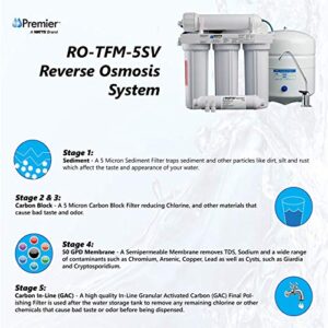 Watts Premier WP500032 5SV 5-Stage Reverse Osmosis System