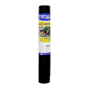 tenax 60041989 multi-purpose net, 3' x 50', black