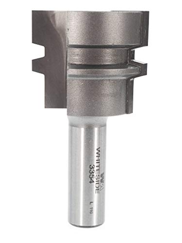 Whiteside Router Bits 3354 Standard Glue Joint Bit with 1-1/2-Inch Large Diameter and 1/2-Inch to 1-1/4-Inch Cutting Length