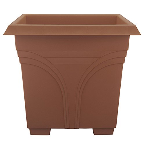 Southern Patio 15" Medallion Deck Box, Terra Cotta