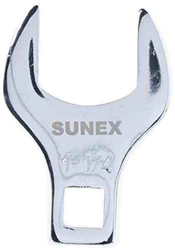 Sunex 97740A 1/2" Dr. 1-1/4" Jumbo Crowfoot Wrench CRV, Alloy Steel