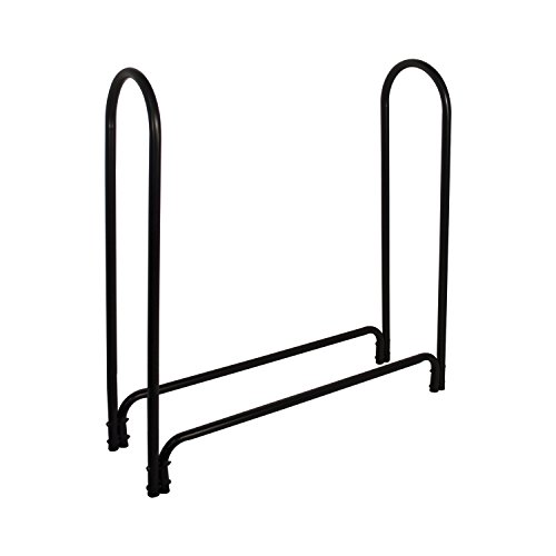 Panacea 15203 Deluxe Outdoor Log Rack, Black, 4-Feet, Log Rack Only