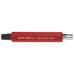 klein tools 68005 wrench, high impact can wrench with 7/16-inch and 3/8-inch hex sockets for telecom