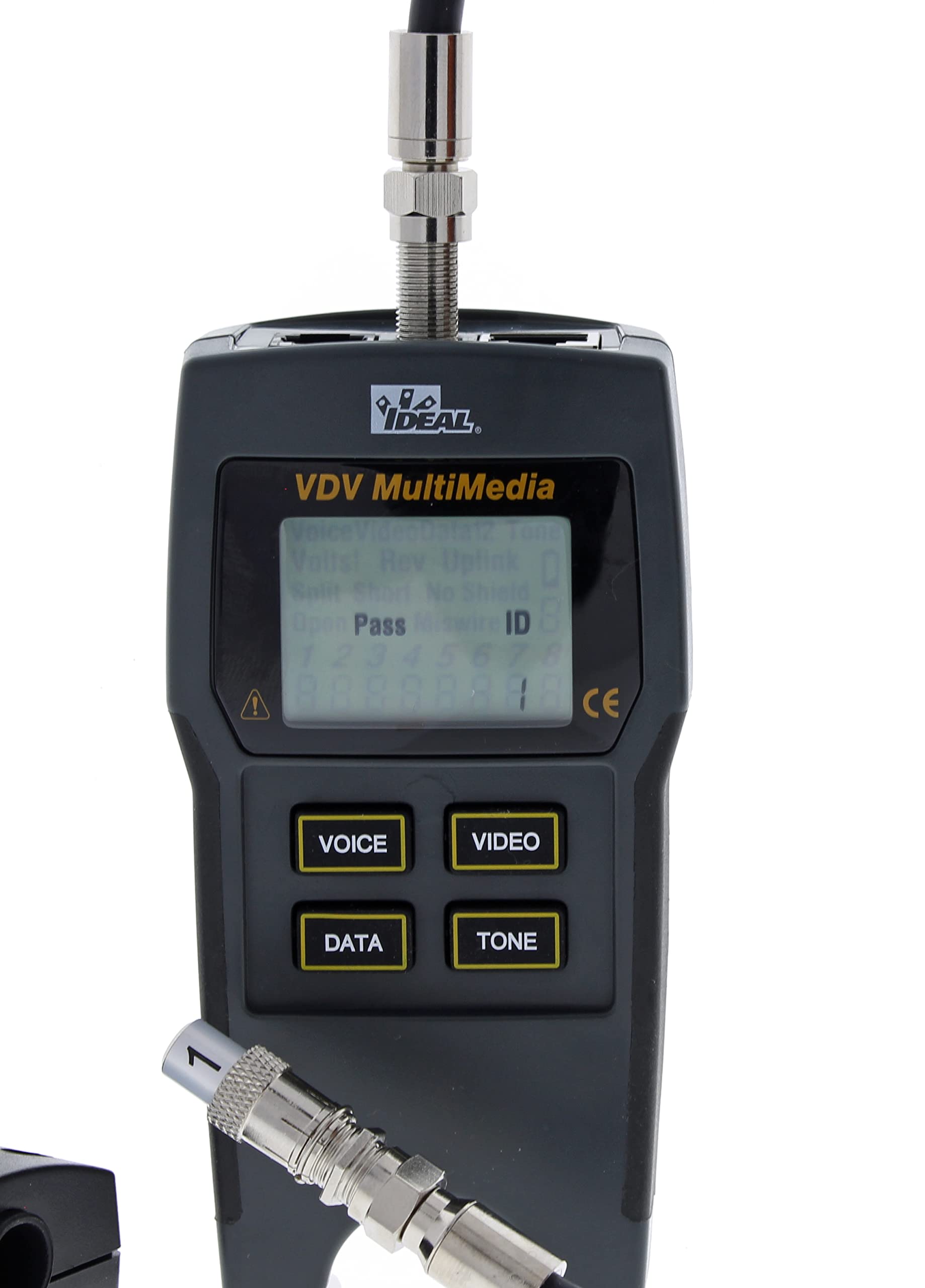 IDEAL INDUSTRIES INC. 33-856 VDV Multimedia Voice, Data and Video Cable Tester, Grey