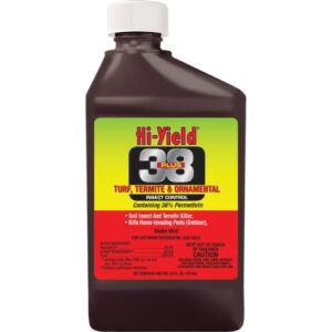 hi-yield 38 plus permethrin turf termite and ornamental insect control, 16 oz. bottle