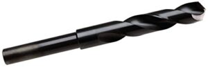 irwin industrial 91142 silver & deming drill bit 21/32" diameter with 6" overall length 1/2" shank reduced