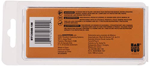 BOSTITCH 18 Gauge Brad Nails, 2-Inch, Coated, 1000 per Box (BT1350B-1M)