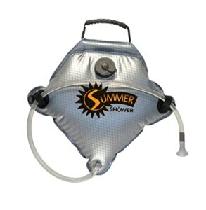 advanced elements 2.5 gallon summer shower / solar shower,silver