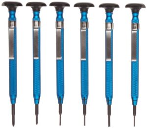 moody tools 58-0670 6-piece slot/phil/screw extractor combo reversible driver set