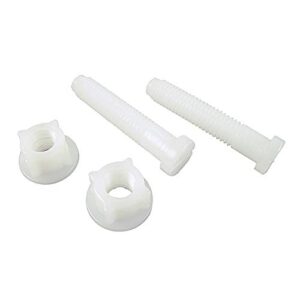 danco 80822 toilet seat hinge bolts, 0.49 lbs, white