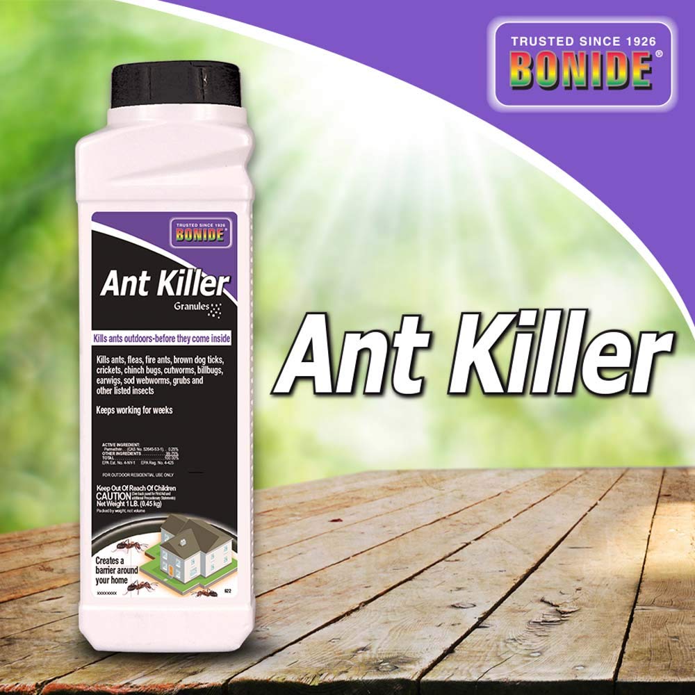 Bonide Chemical 622 037321006220 Number-1 Ant Killer Granules, 1 lb, LAWNGARD