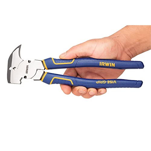 IRWIN VISE-GRIP Pliers, Fencing, 10-1/4-Inch (2078901) , Blue