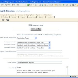 Boardwalk Finance 2.0 - Quote & Invoice Management (Windows 2000 / NT / XP)