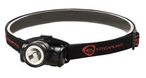 streamlight 61400 enduro impact resistant headlamp with elastic strap, black - 50 lumens