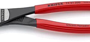 KNIPEX Tools 74 21 200, 8-Inch High Leverage Angled Diagonal Cutters