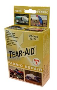 tear-aid unisex fabric repair first aid kits, fabric repair (pack of 1), pack 1 us