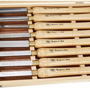 PSI Woodworking LCHSS8 Wood Lathe 8pc HSS Chisel Set