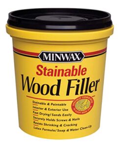 minwax 42853000 stainable wood filler, 16 oz, natural, 16 ounce