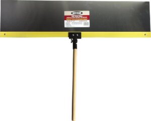 hyde 28000 proshield flexible labeled spray shield, 36 in l x 9 in w, aluminum, 36 x 9, yellow