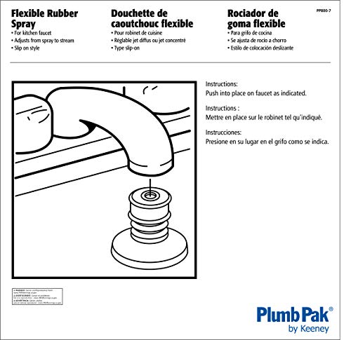 Plumb Pak PP800-7 PlumPak Flexible Faucet Aerator, Rubber